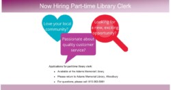 Home | Adams Memorial Library